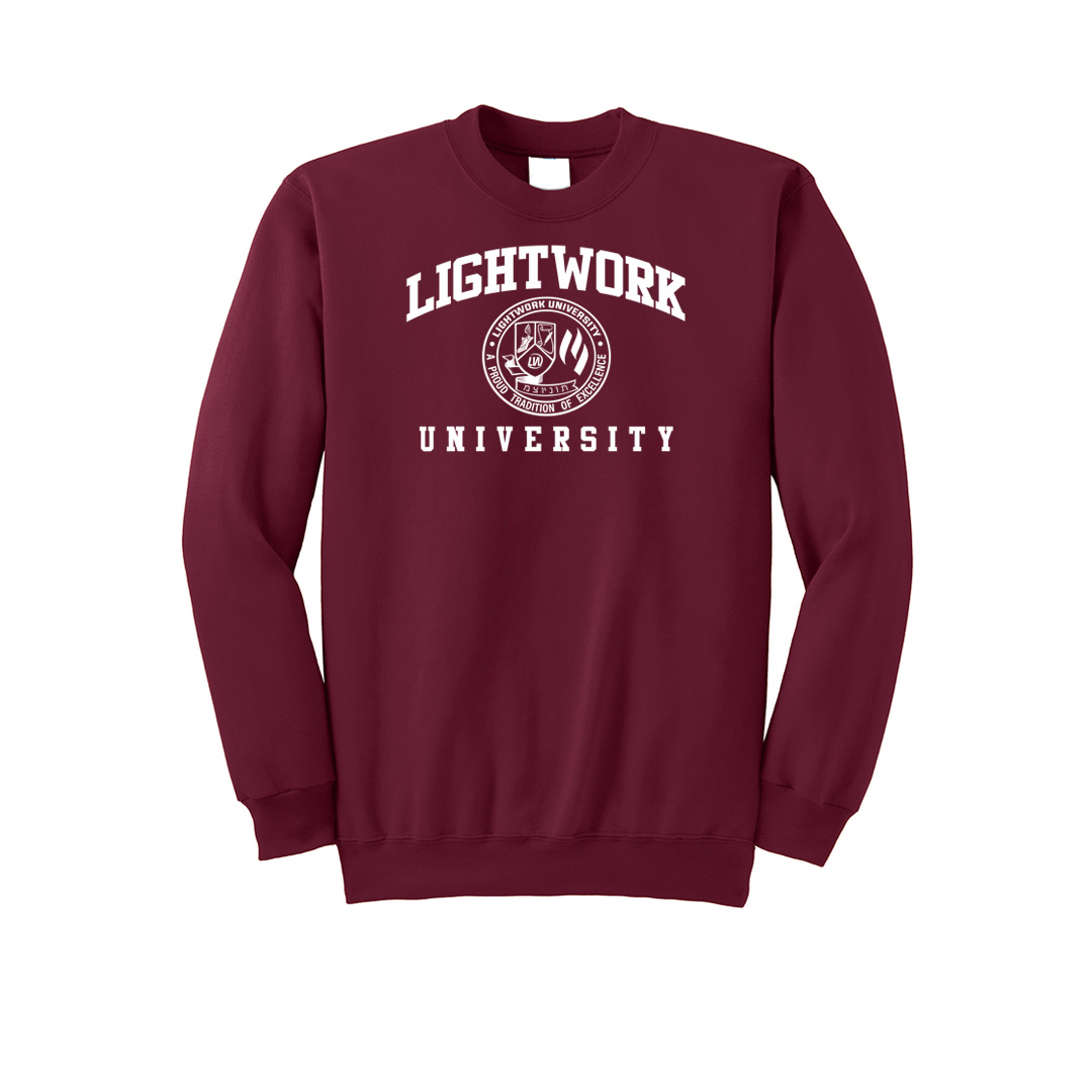 Lightwork University Sweater – Cardinal Red – LIGHTWORK