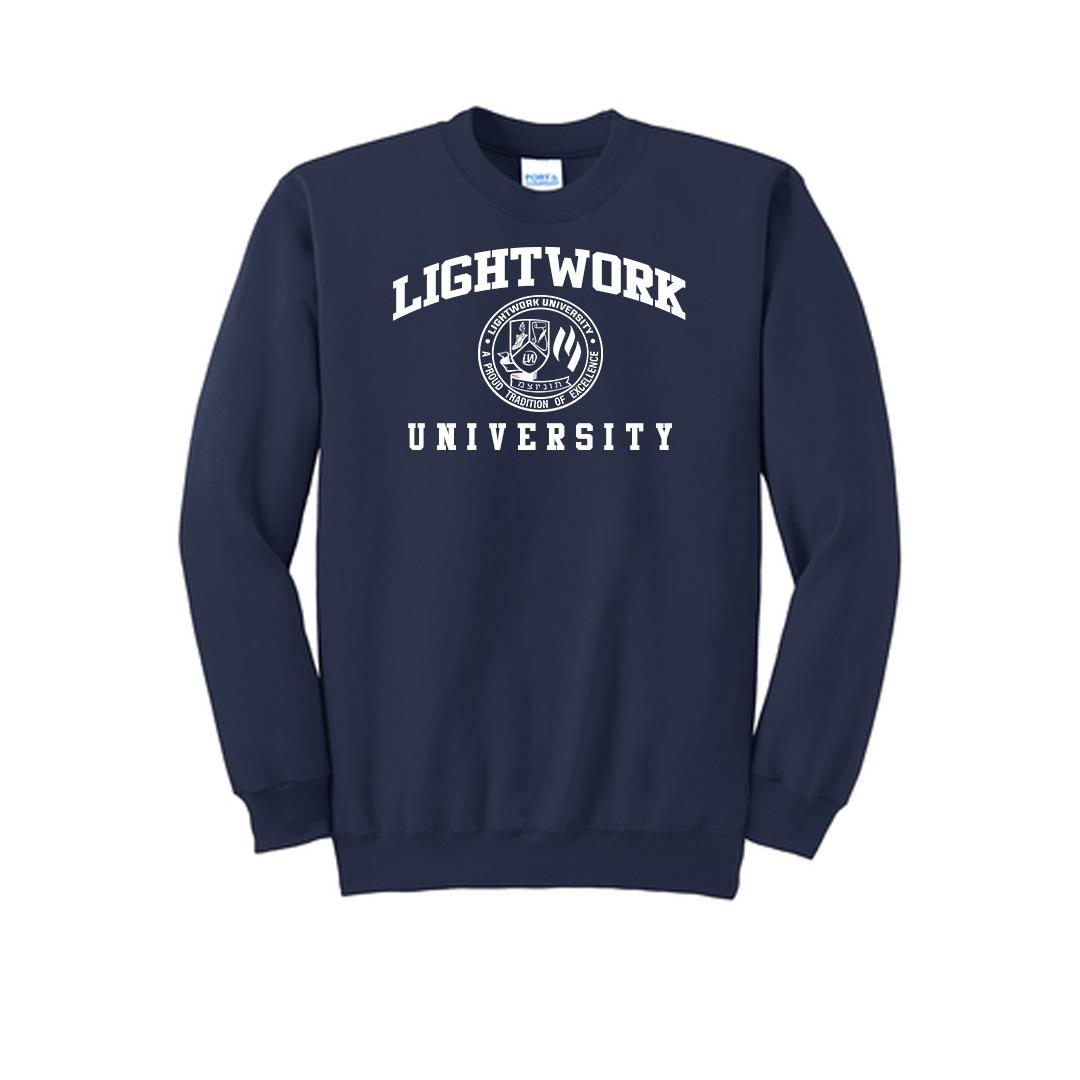Lightwork University Sweater – Navy Blue – LIGHTWORK